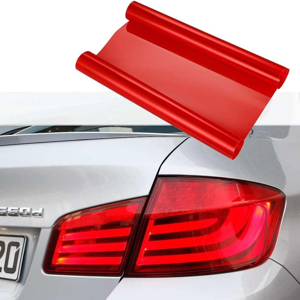 Folie protectie faruri / stopuri auto - Rosu (pret/m liniar) - Alemax